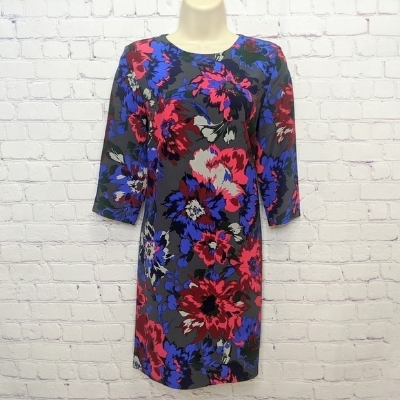 Fossil | Dresses | Fossil Floral Silk Shift Dress | Poshmark